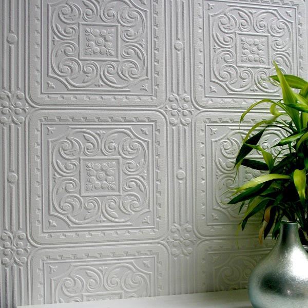 437-RD80000 Turner Tile Textured Vinyl - Anaglypta Wallpaper