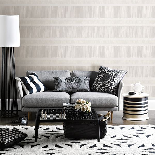 2716-23834 - Gravity Neutral Stripe Wallpaper - by A - Street Prints
