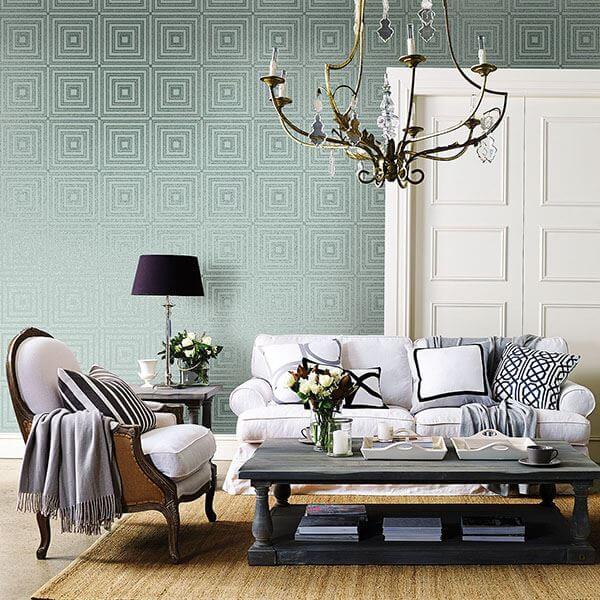 2763-87318 - Geometric Ice Luminous - by A-Street Prints