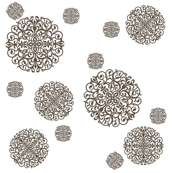 WPK2490 - Rococo Medallions Wall Decal - by WallPops