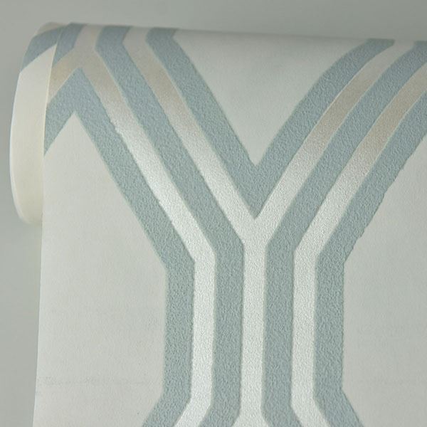 2782-24505 - Honeycomb Light Blue Geometric Wallpaper - by A-Street Prints