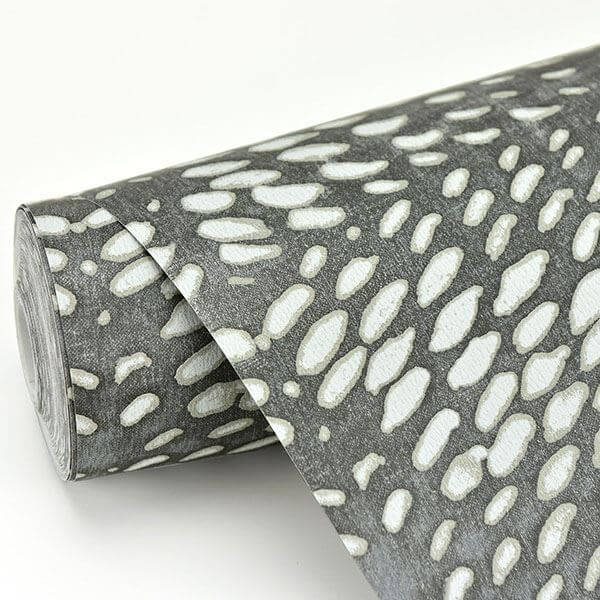 2793-24730 - Ethos Pewter Abstract Wallpaper - by A - Street Prints