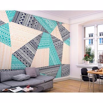 Geometric Wall Murals | Geometrics Mural | Murals of Geometric Shapes