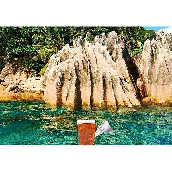 WG5033-4P-1 - St. Pierre Island At Seychelles Wall Mural - by Ideal Decor