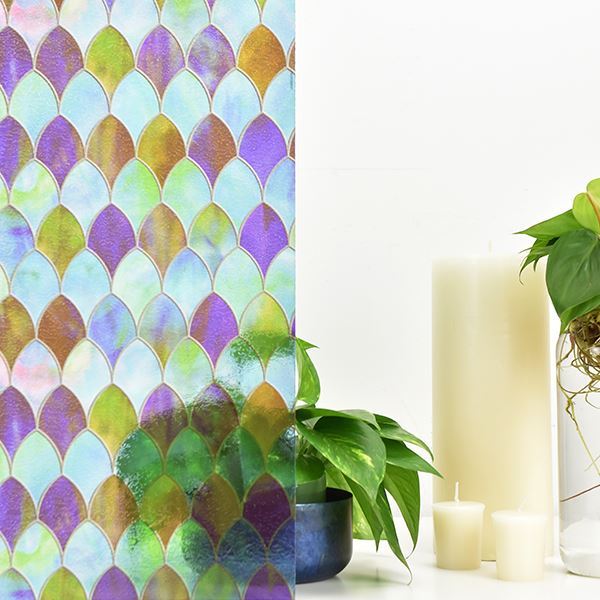 Peacock Premium Window Film - Brewster Home Fashions Static Cling ...