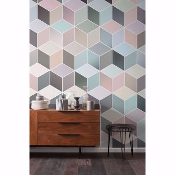 Geometric Wall Murals | Geometrics Mural | Murals of Geometric Shapes