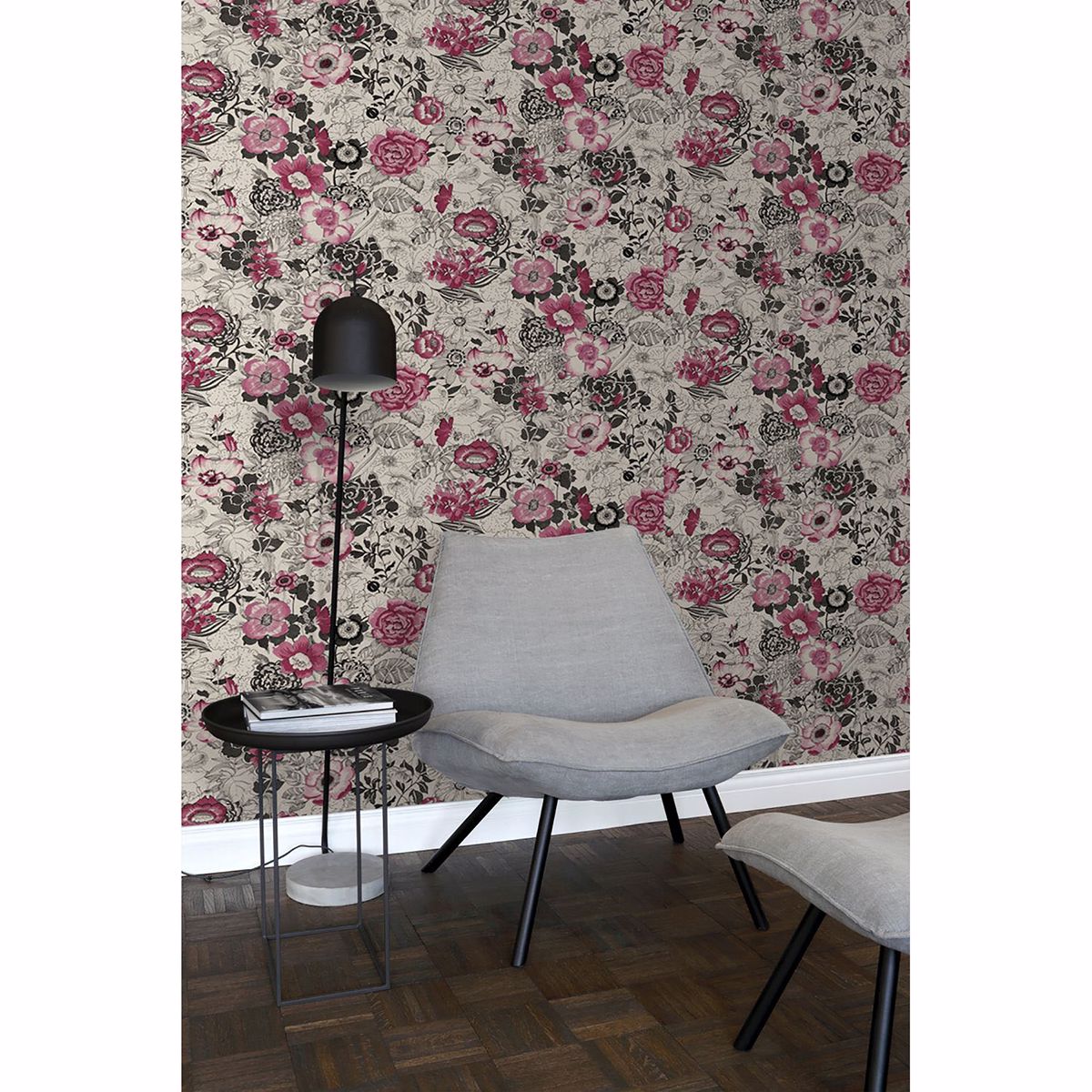 DD138505 - Penny Pink Floral Wallpaper - by ESTA Home