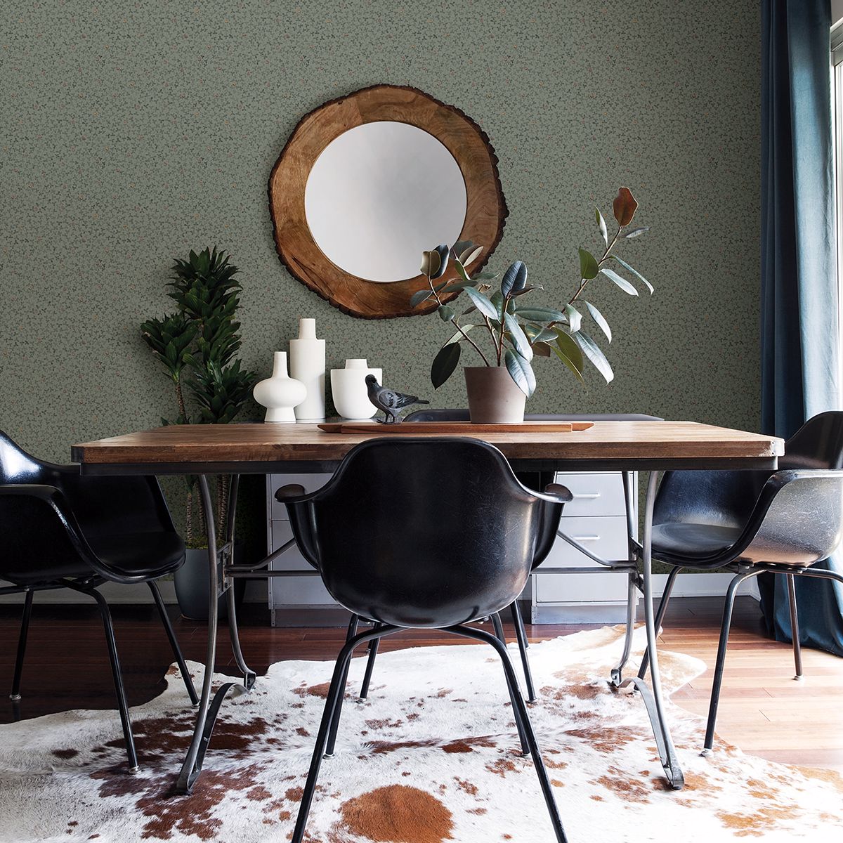 2948-28013 - Lark Green Botanical Wallpaper - by A-Street Prints