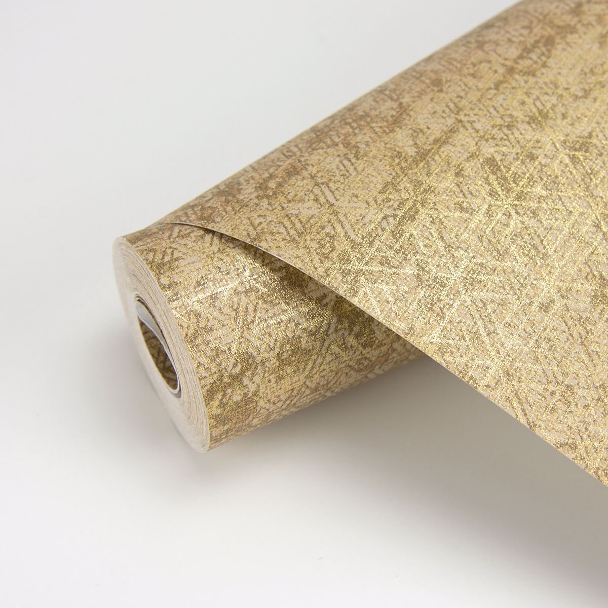 2927-21002 - Cosmic Gold Geometric Wallpaper - by Brewster