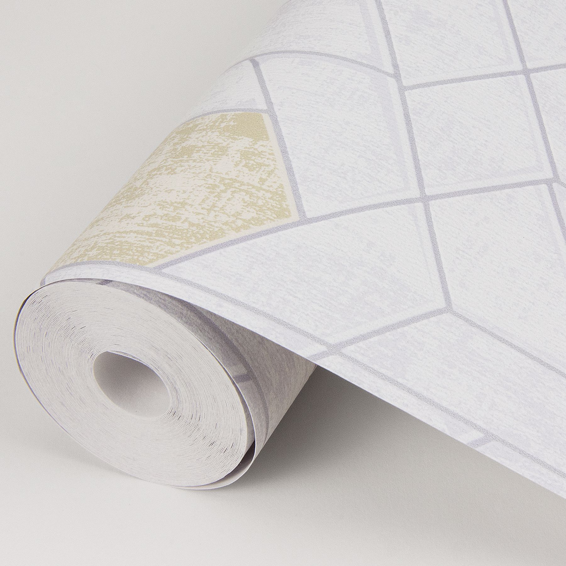 2964-25901 - Granada Silver Geometric Wallpaper - by A-Street Prints