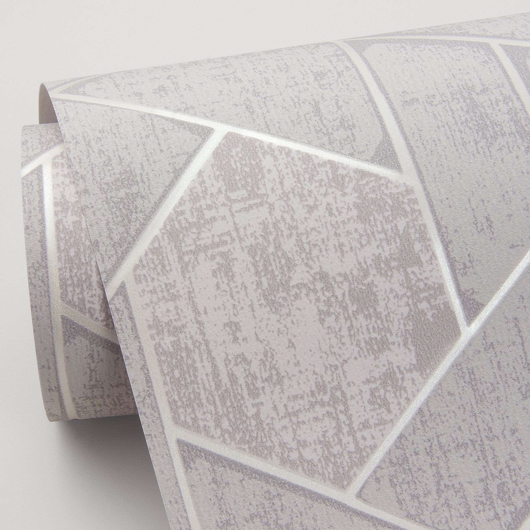 2964-25902 - Granada Light Grey Geometric Wallpaper - by A-Street Prints