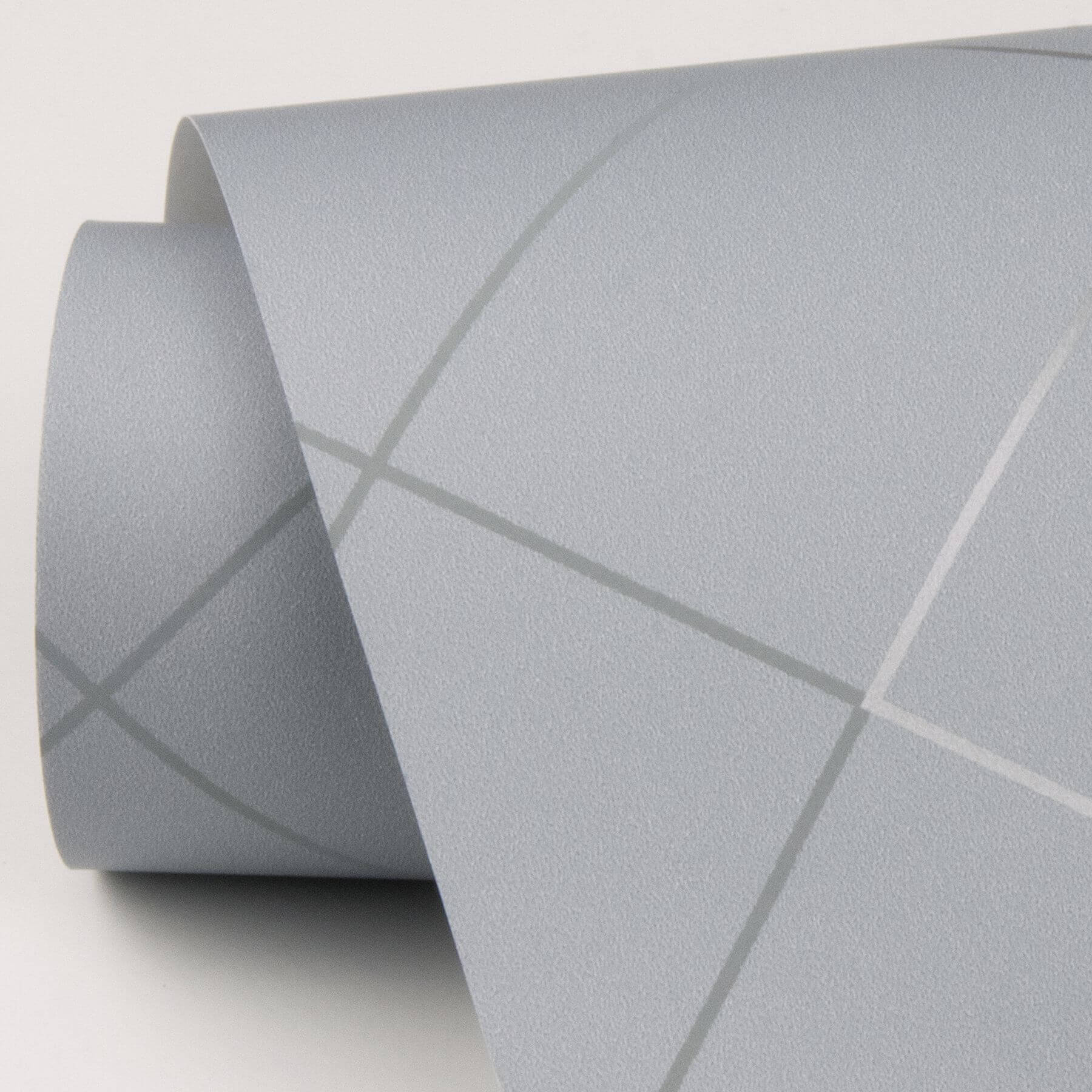 2964-25910 - Ballard Pewter Geometric Wallpaper - by A-Street Prints
