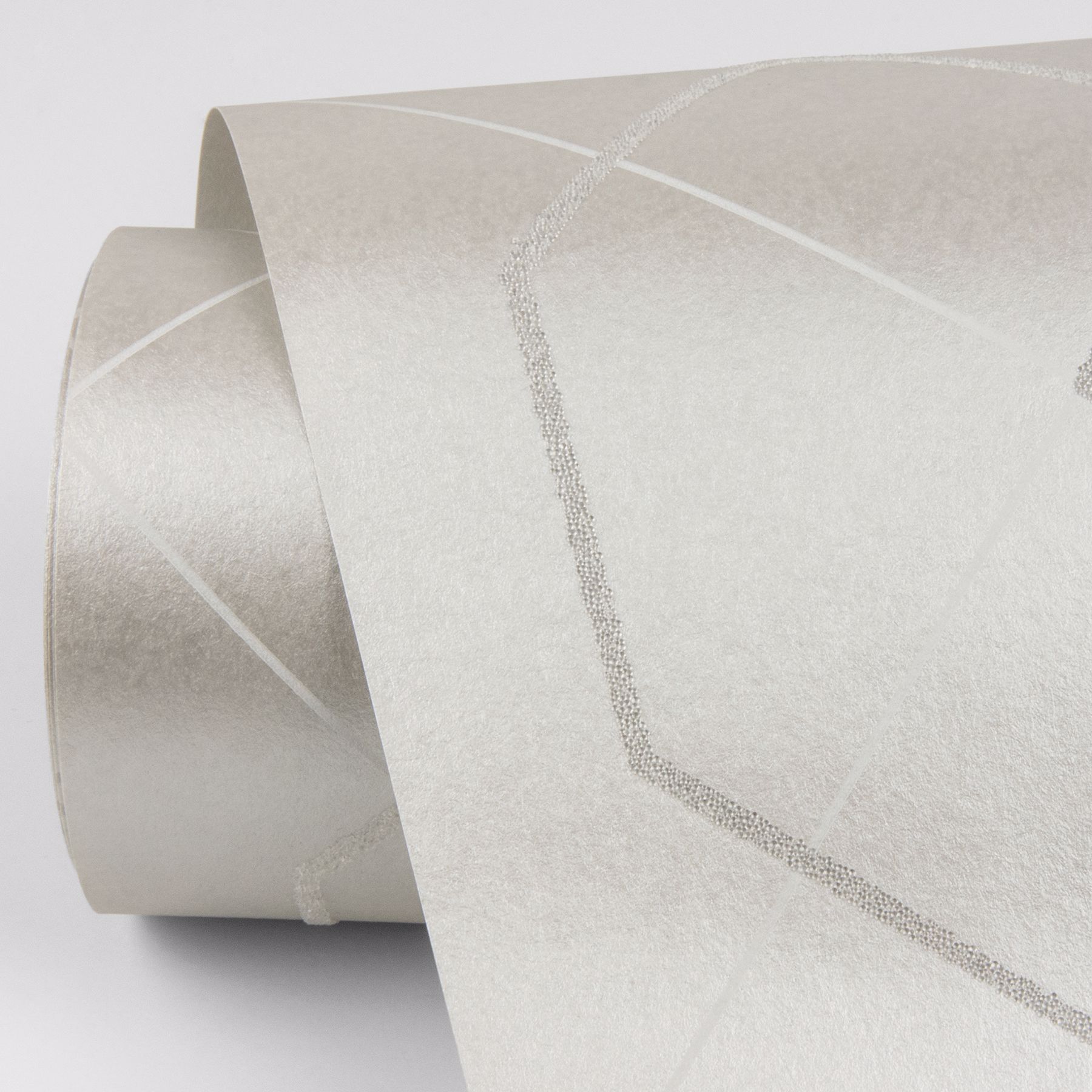 2964-87346 - Ballard Silver Geometric Wallpaper - by A-Street Prints
