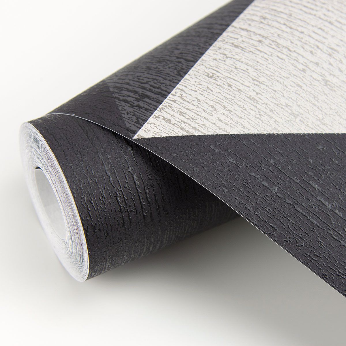 395823 - Diamond Black Tri-Tone Geometric Wallpaper - by Eijffinger