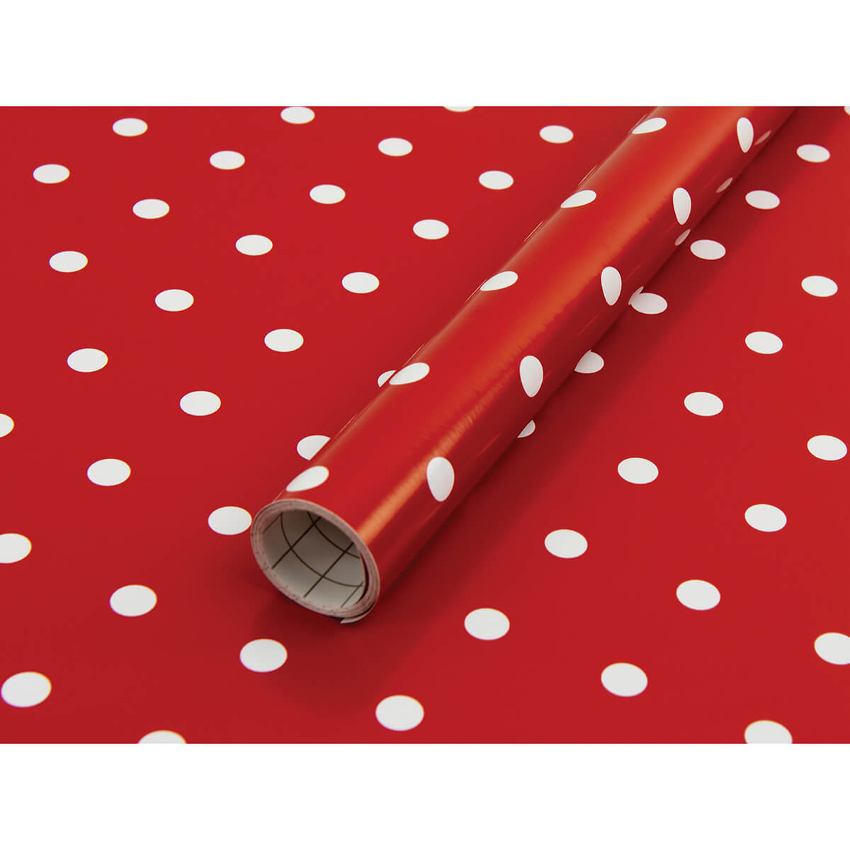 FAB12594 - Polka Dot Red Adhesive Film - by Fablon