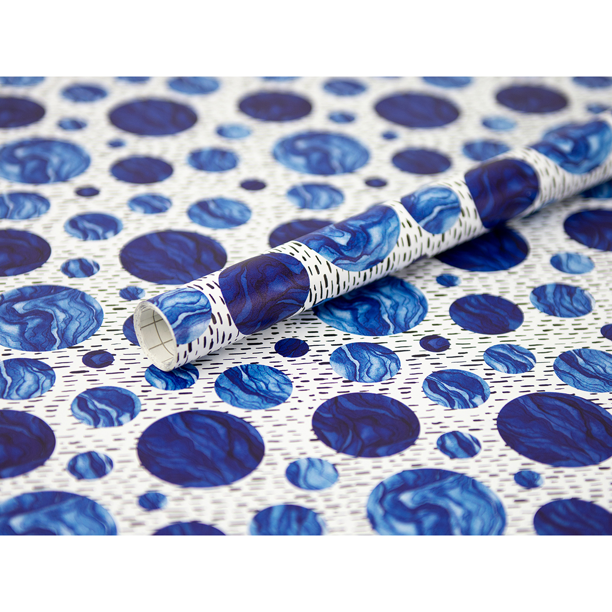 FAB14090 - Aqua Dots Self Adhesive Film - by Fablon
