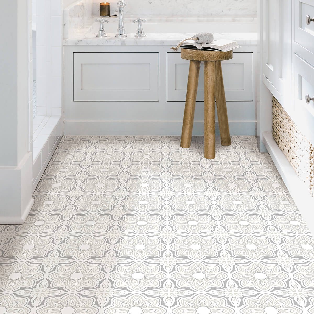 FP3896 - Marshall Peel and Stick Floor Tiles - by FloorPops