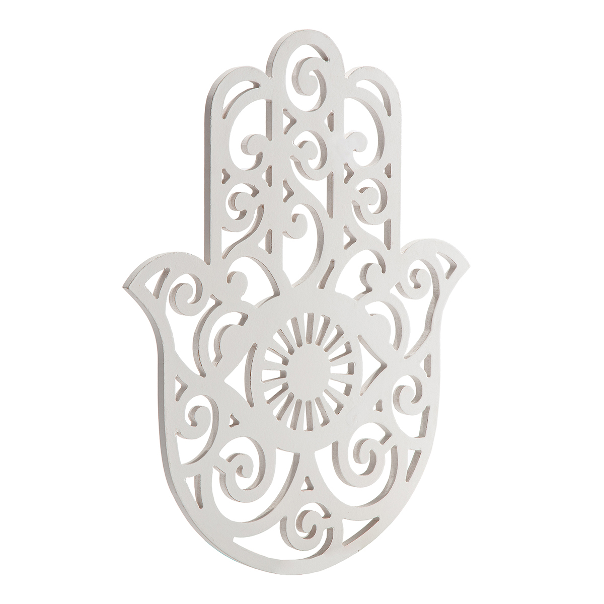 WA4140W - White Hamsa Wood - by Habitat