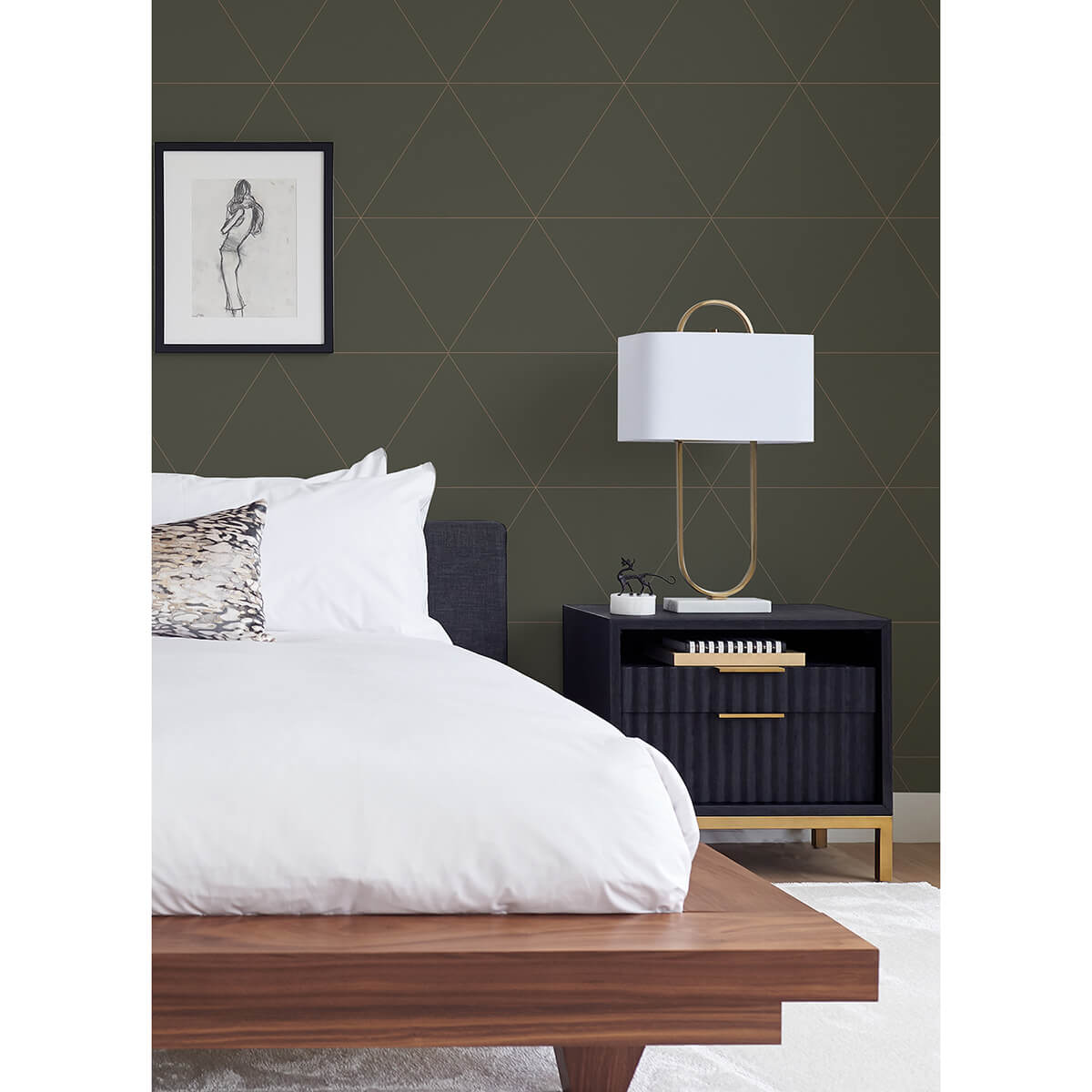 2973-91002 - Twilight Grey Geometric Wallpaper - by A-Street Prints