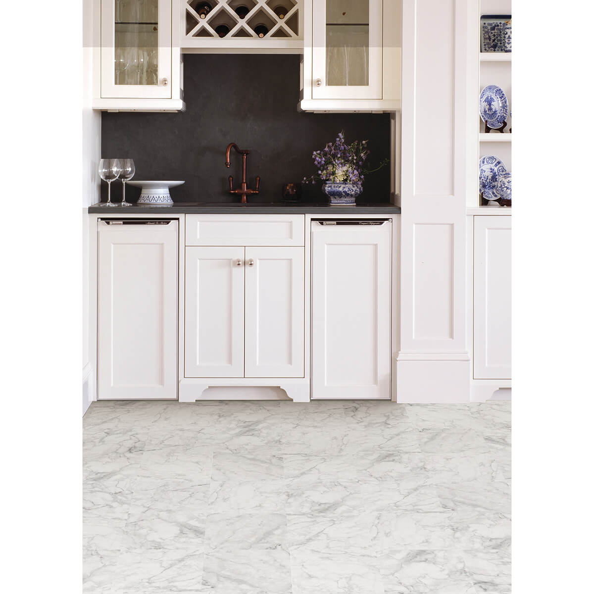 FP3296 - Marble Cameron Peel and Stick Floor Tiles - by FloorPops