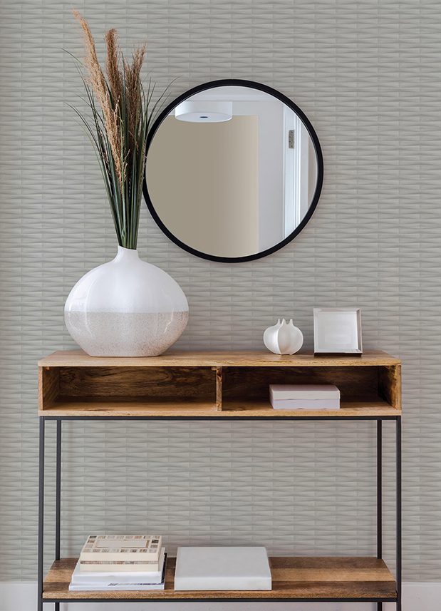 2988-70008 - Gator Light Grey Geometric Stripe Wallpaper - by A-Street ...