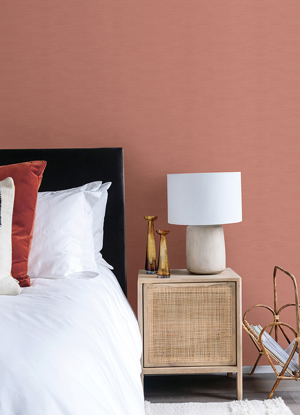 2988-70701 - Moroccan Coral Sisal Texture Wallpaper - by A-Street Prints