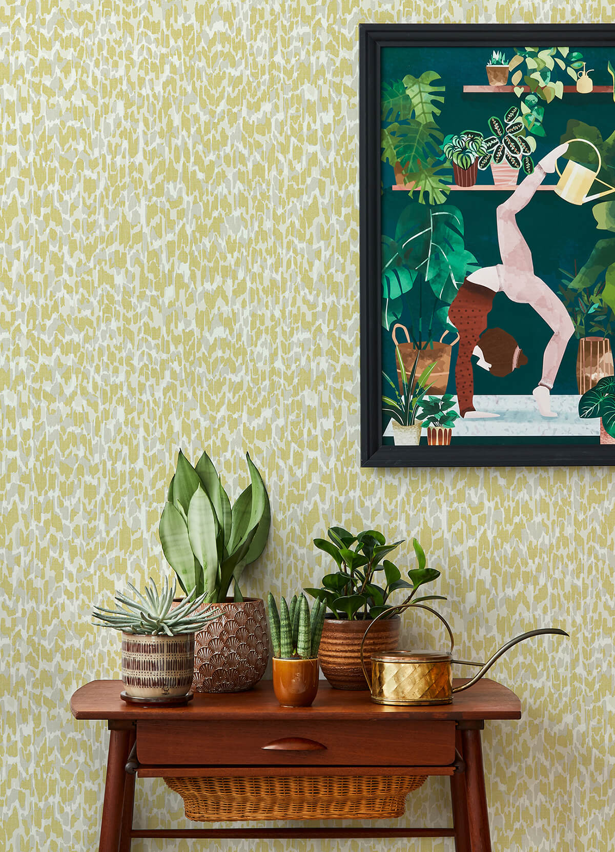4014-26429 - Flavia Yellow Animal Print Wallpaper - by A-Street Prints