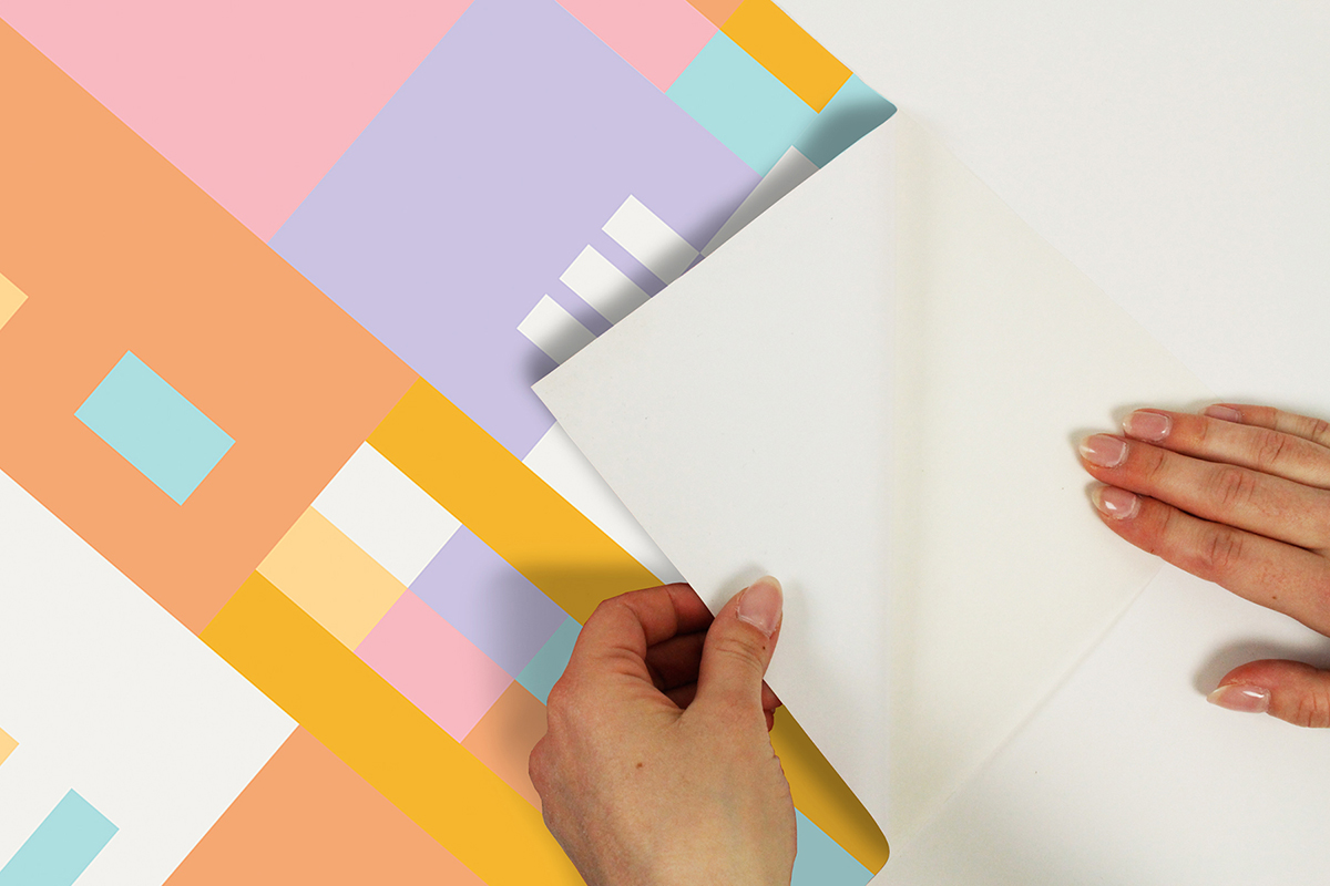 AES4794 - Multi Warm Kiki Shapes Peel and Stick Wallpaper - by Aelfie x ...