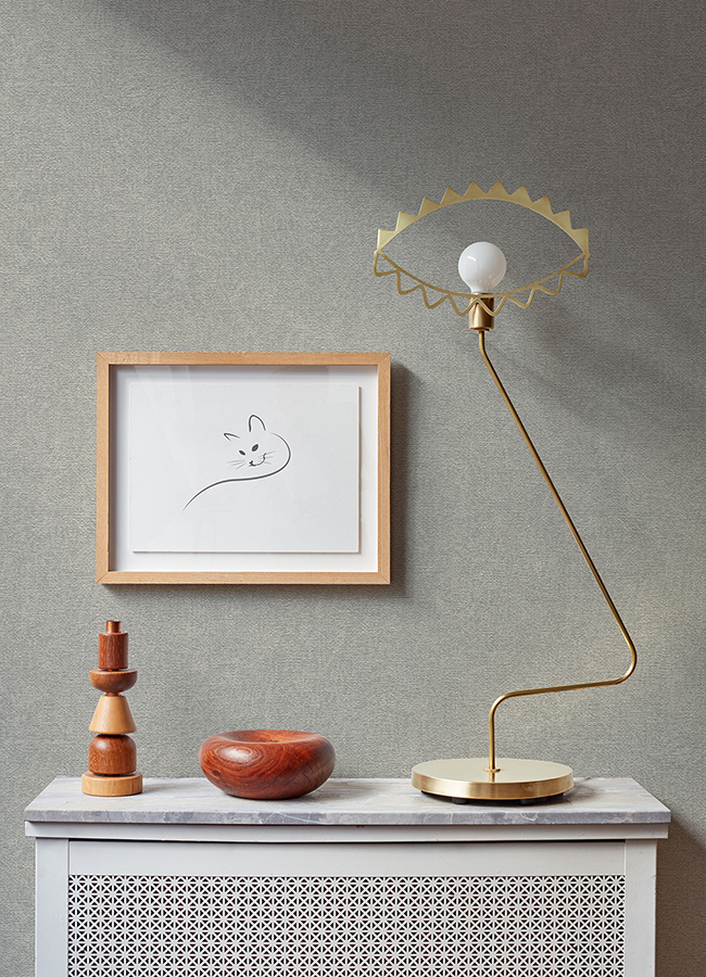 4096-554489 - Dale Light Grey Texture Wallpaper - by Advantage