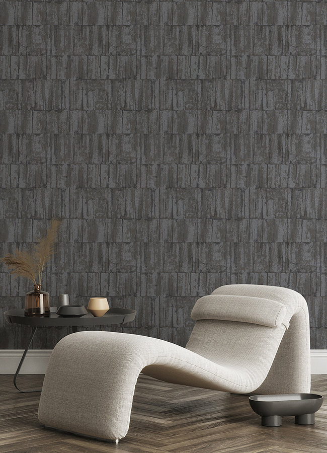 4096-560343 - Buck Black Horizontal Wallpaper - by Advantage