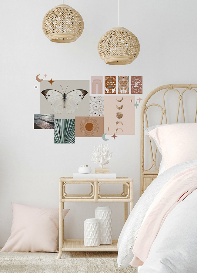 DWPK4927 - Mystical Boho Collage Wall Art Kit - by WallPops