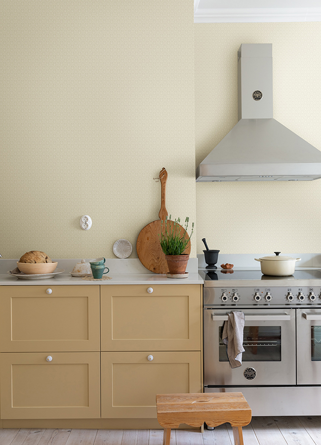 4080-15913 - Athena Cream Scalloped Botanical Wallpaper - by A-Street ...