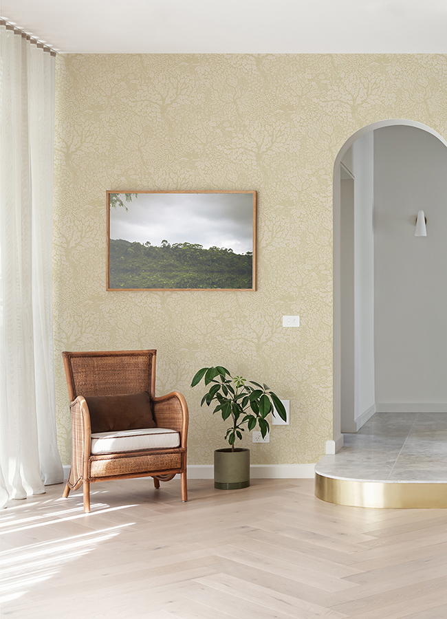 4080-83109 - Olle Neutral Forest Sanctuary Wallpaper - by A-Street Prints