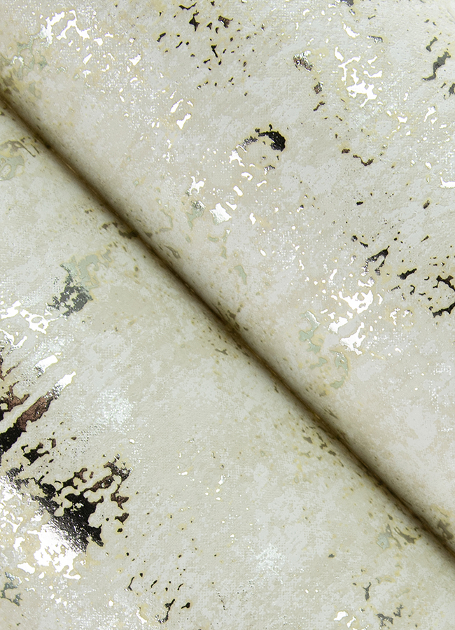 4105-86641 - Diorite Silver Splatter Wallpaper - by A-Street Prints