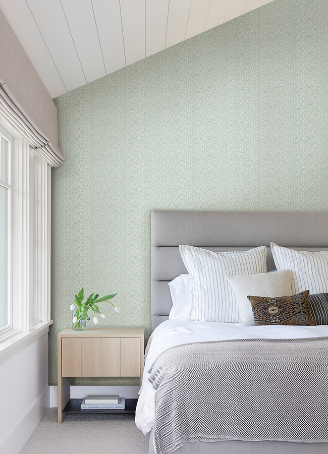 4046-26128 - Mackintosh Turquoise Textural Wallpaper - by A-Street Prints