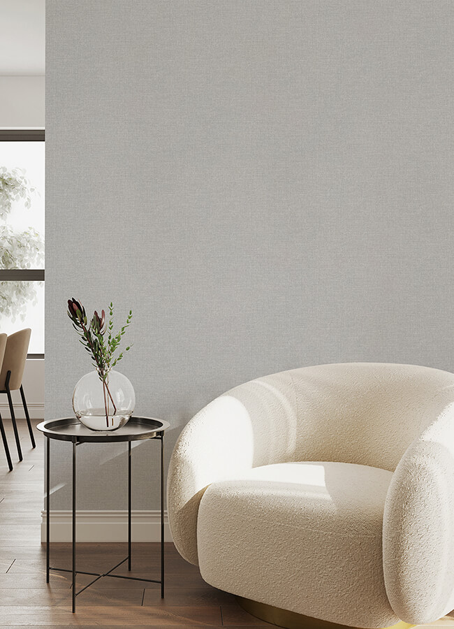 4046-M1694 - Glen Light Grey Texture Wallpaper - by A-Street Prints