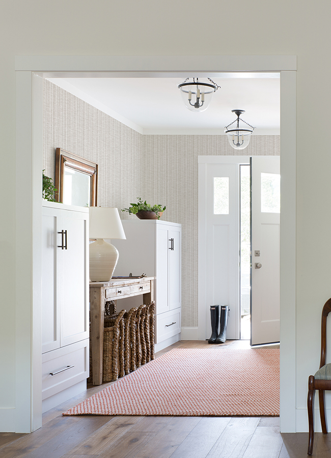 4074-26659 - Simon Neutral Woven Texture Wallpaper - by A-Street Prints