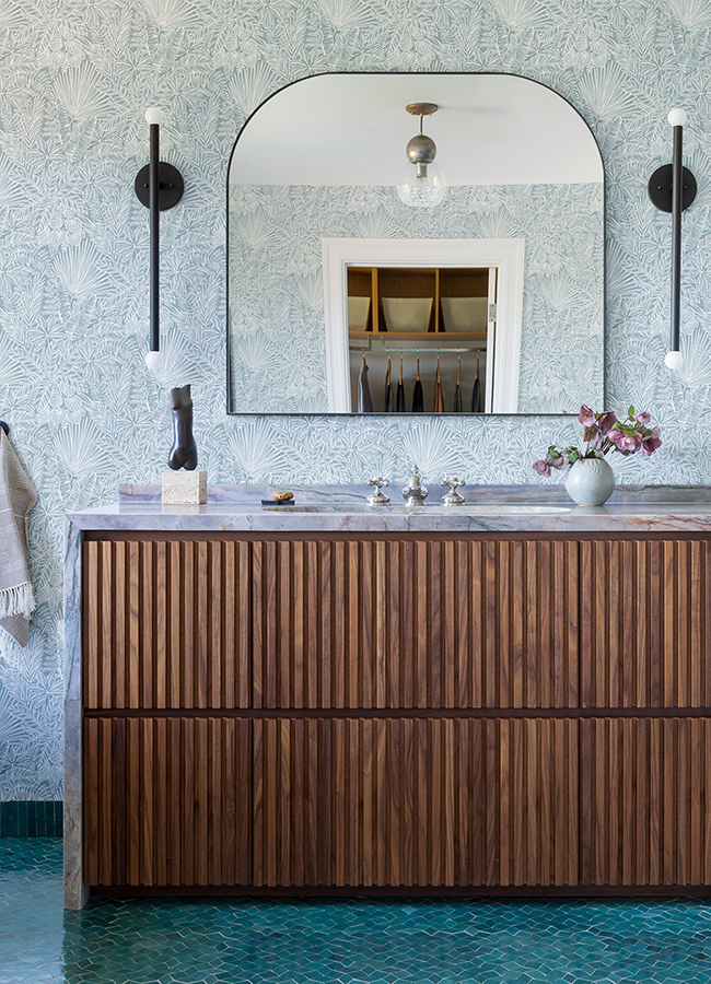 4120-26802 - Vita Blue Botanical Wallpaper - by A-Street Prints