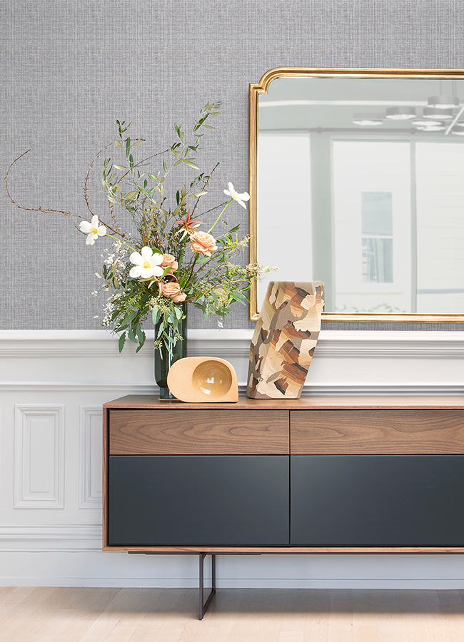 4120-26837 - Kantera Blueberry Fabric Texture Wallpaper - by A-Street ...