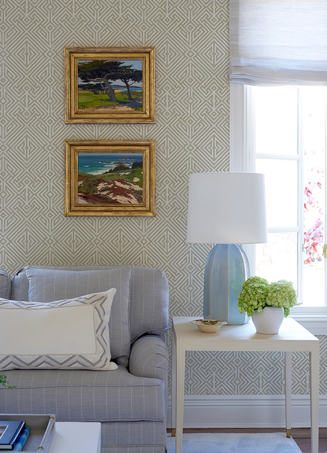 4120-26851 - Lyon Gold Geometric Key Wallpaper - by A-Street Prints