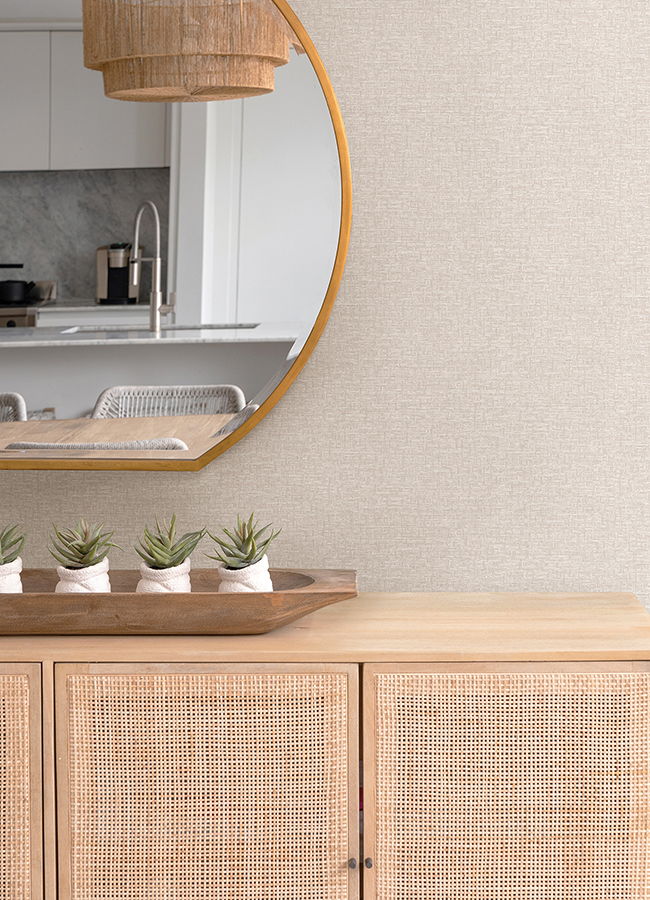 4121-26939 - Minerva Blush Texture Geometric Wallpaper - by A-Street Prints