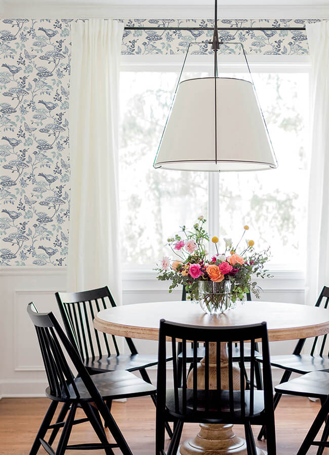 3125-72316 - Malmo Blue Trail Wallpaper - by Chesapeake