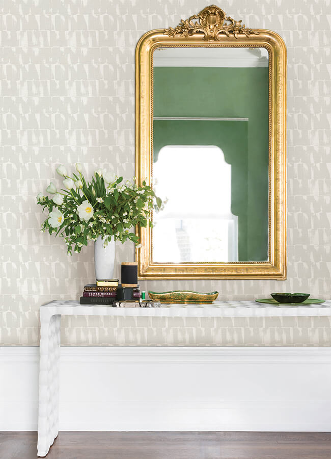 York Wallcoverings. 4122-27024 - Bancroft Dove Artistic Stripe ...