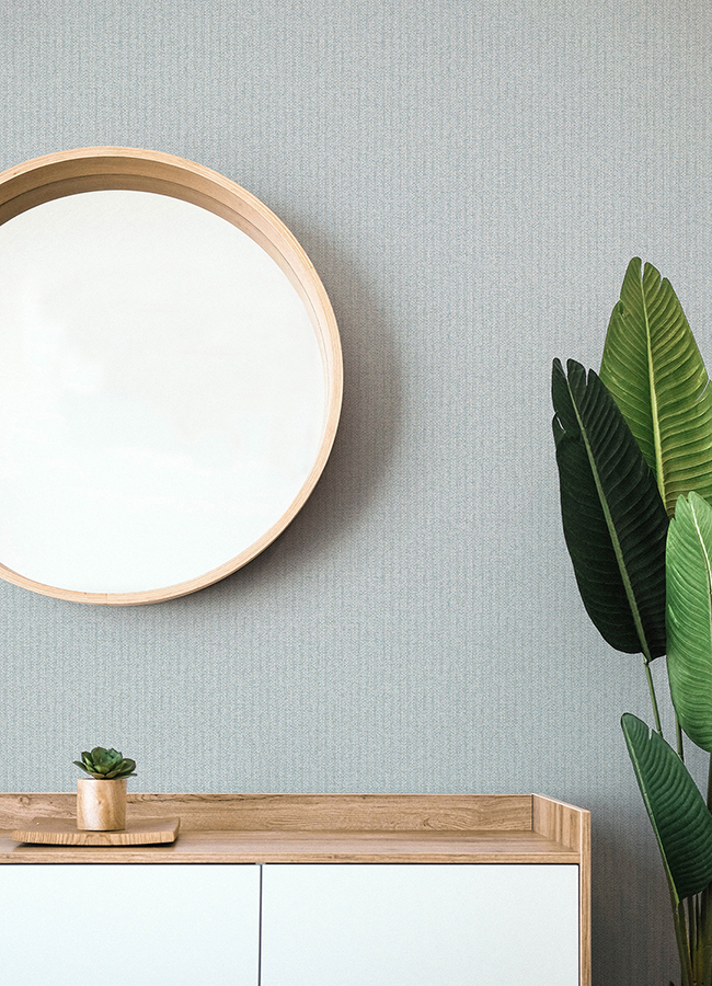 4122-27028 - Lawndale Blue Textured Pinstripe Wallpaper - by A-Street ...