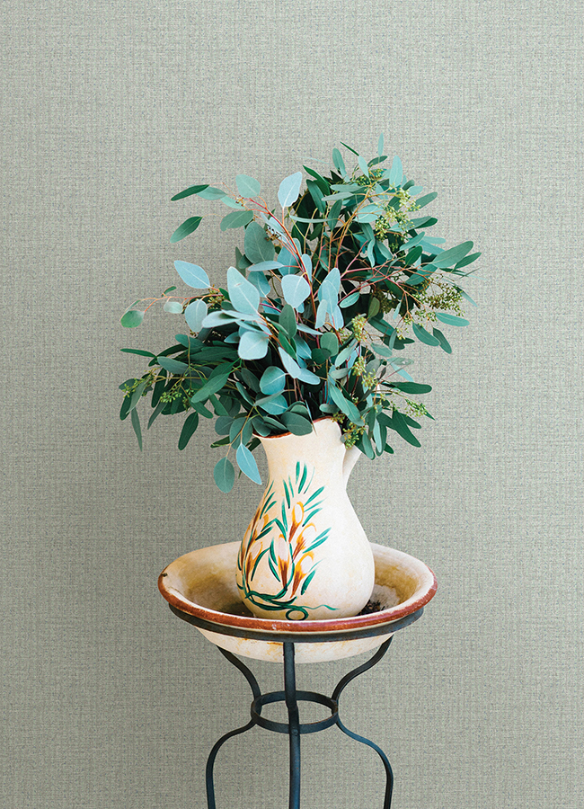 4122-27029 - Lawndale Sage Textured Pinstripe Wallpaper - by A-Street ...