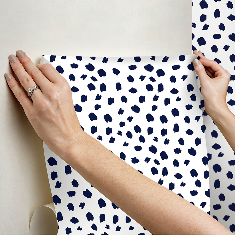 PP4700 - Polka Dot Spot The Fun Polka Dots Peel and Stick Wallpaper ...