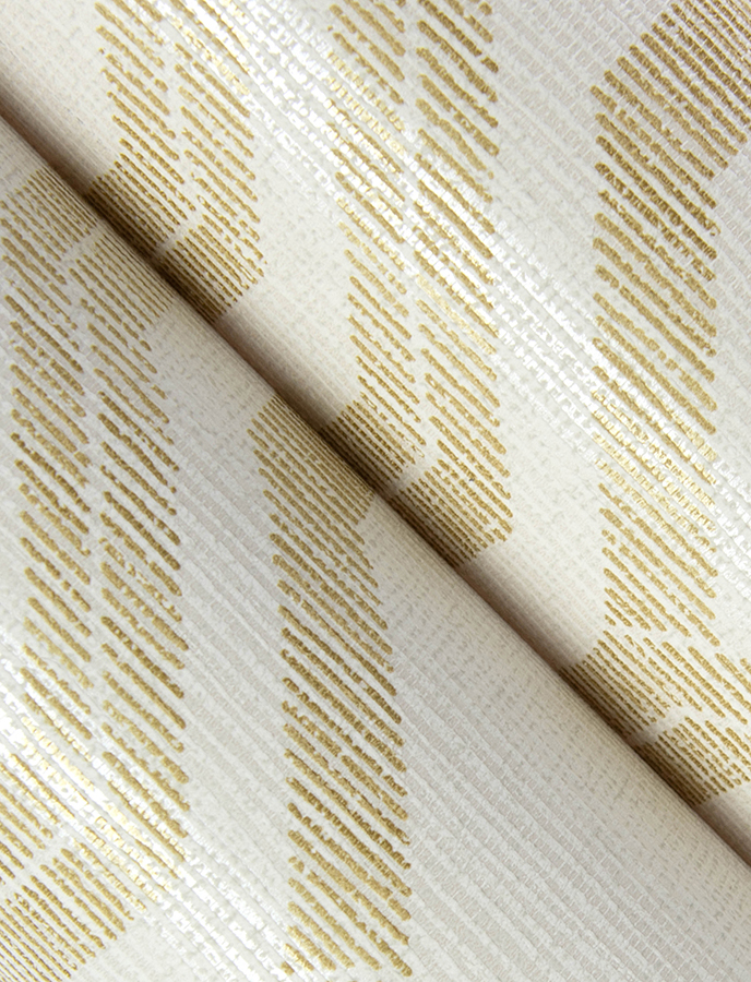 4141-27103 - Burton Gold Modern Ogee Wallpaper - by A-Street Prints