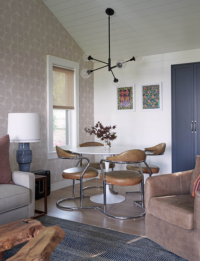 4141-27111 - Baxter Bone Semicircle Mosaic Wallpaper - by A-Street Prints