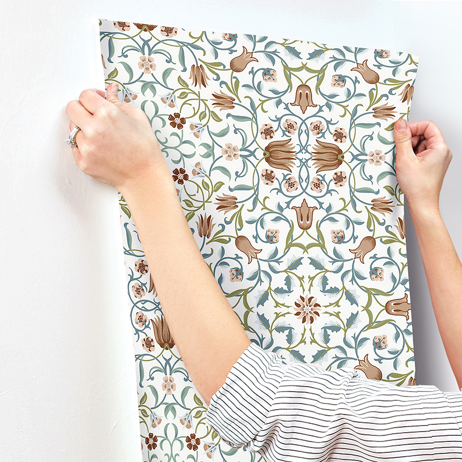 4153-82007 - No 1 Holland Park Red Floral Wallpaper - by A-Street Prints 4153-82007 - No 1 Holland Park Red Floral Wallpaper - by A-Street Prints