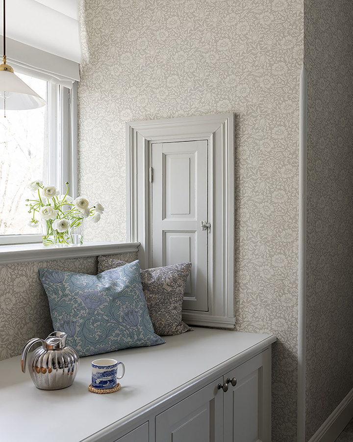 4153-82038 - Mallow Grey Floral Vine Wallpaper - by A-Street Prints 4153-82038 - Mallow Grey Floral Vine Wallpaper - by A-Street Prints